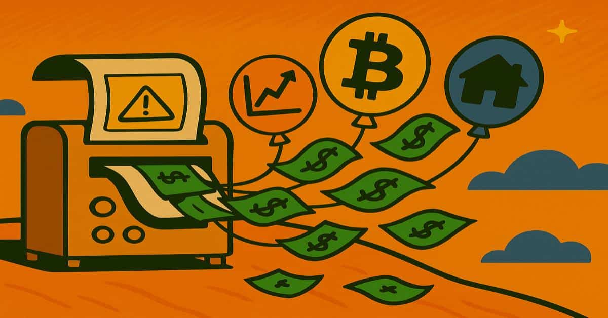 Why Do Bitcoin and Stocks Keep Rising Long-Term?